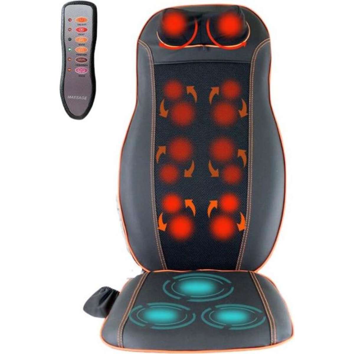 Tavice Full Body Back Seat Shiatsu Massager for Home, Car & Office with ...