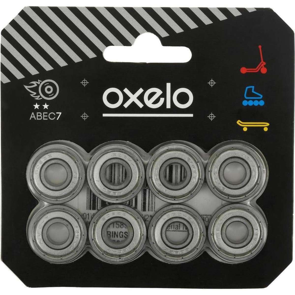 DECATHLON - OXELO - Oxelo Abec 7 Inline Skate Skateboard & Scooter ...