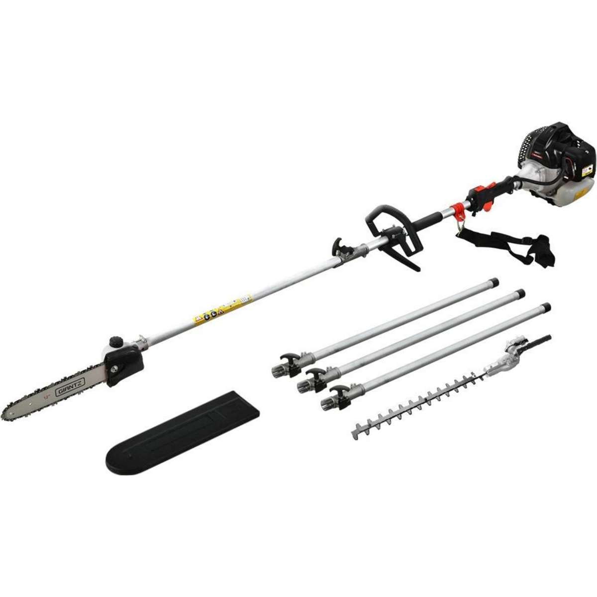 Giantz 62CC Pole Chainsaw Hedge Trimmer 12in Chain Saw 5.6m Long Reach 1EA Woolworths