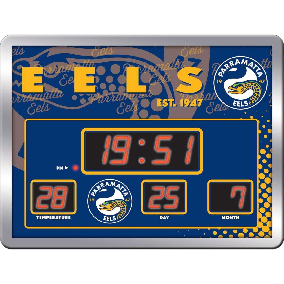Seahawks Scoreboard Wall Clock