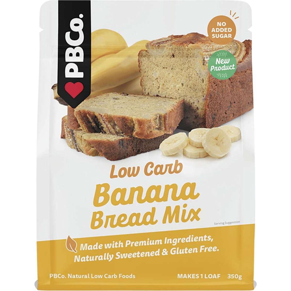 Pbco Banana Bread Mix Low Carb 350g Woolworths