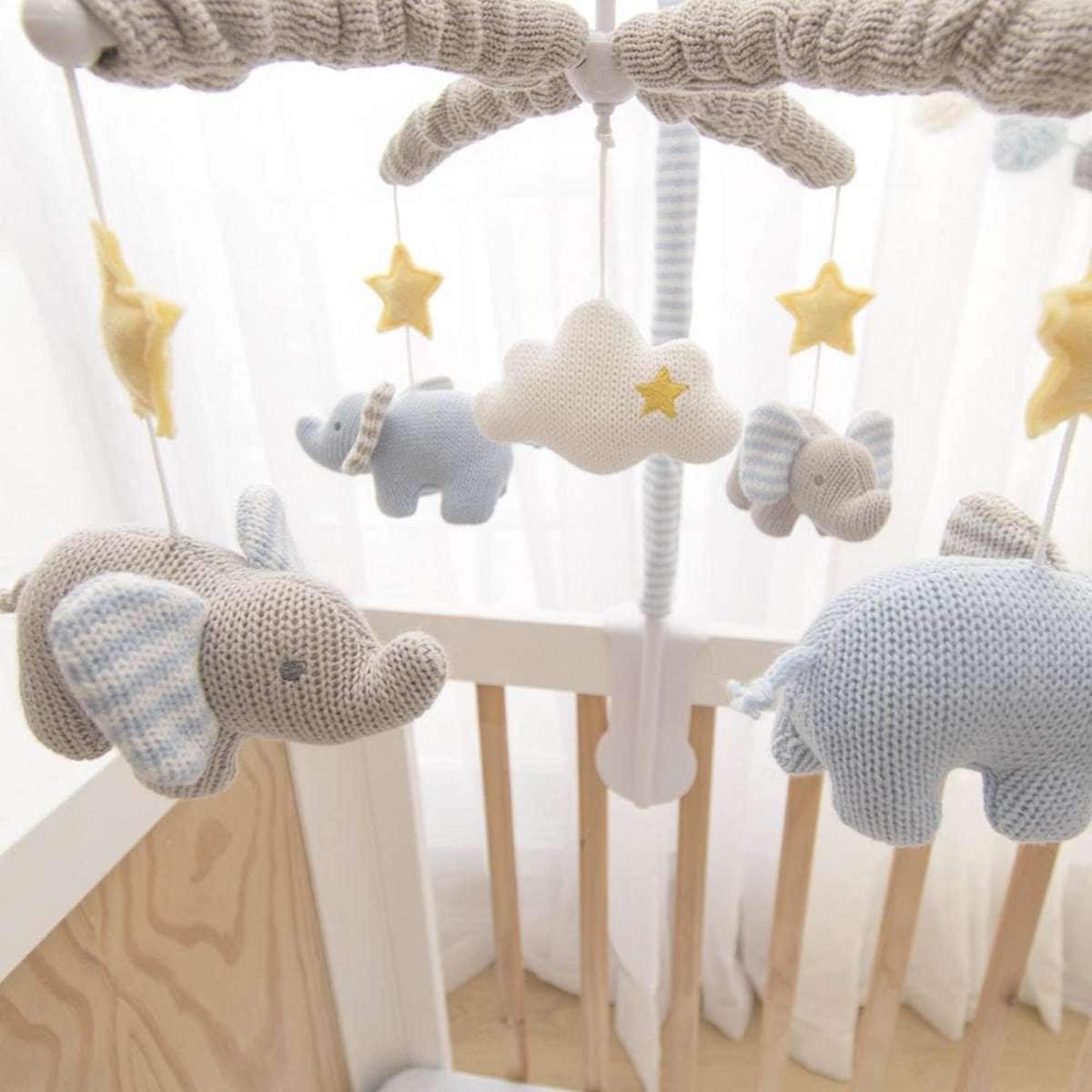 Living Textiles Musical Mobile Set Mason Elephant | Woolworths