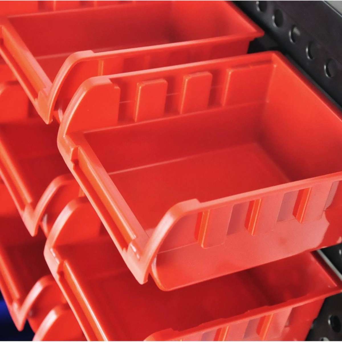 Traderight Tool Storage Bins Box Wall Mounted Organiser Cabinet Garage ...