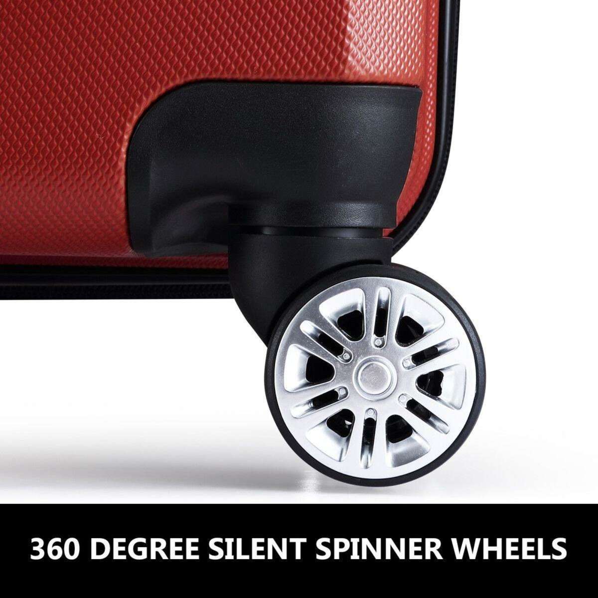 Buon Viaggio 3 Piece Luggage Set Travel Suitcases Hard Carry On Trolley ...