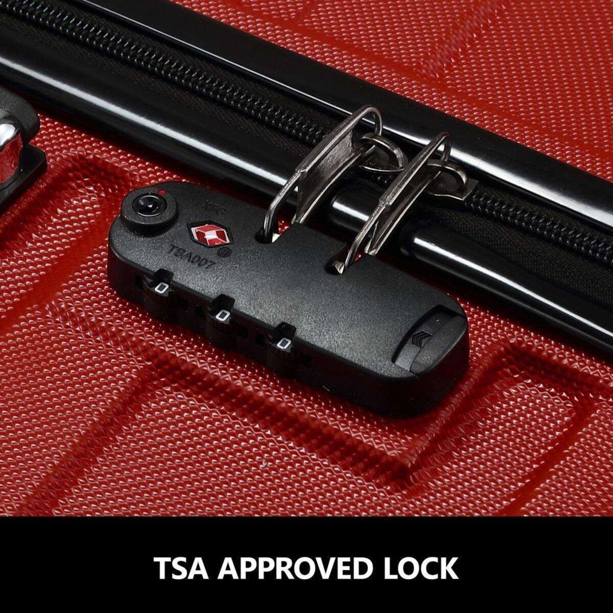 Buon Viaggio 3 Piece Luggage Set Travel Suitcases Hard Carry On Trolley ...