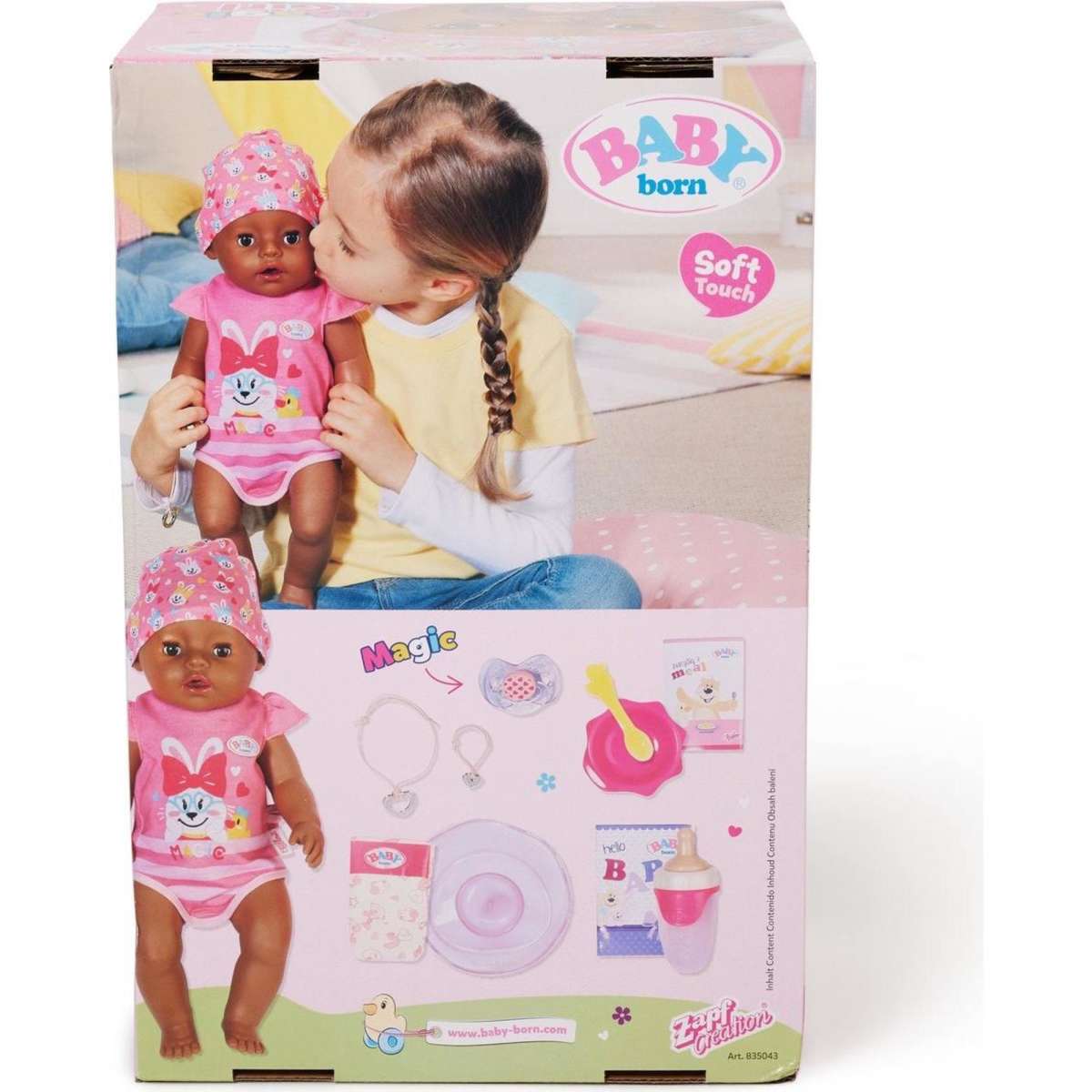 Baby Born Magic Girl Brown Eyes 43cm | Woolworths