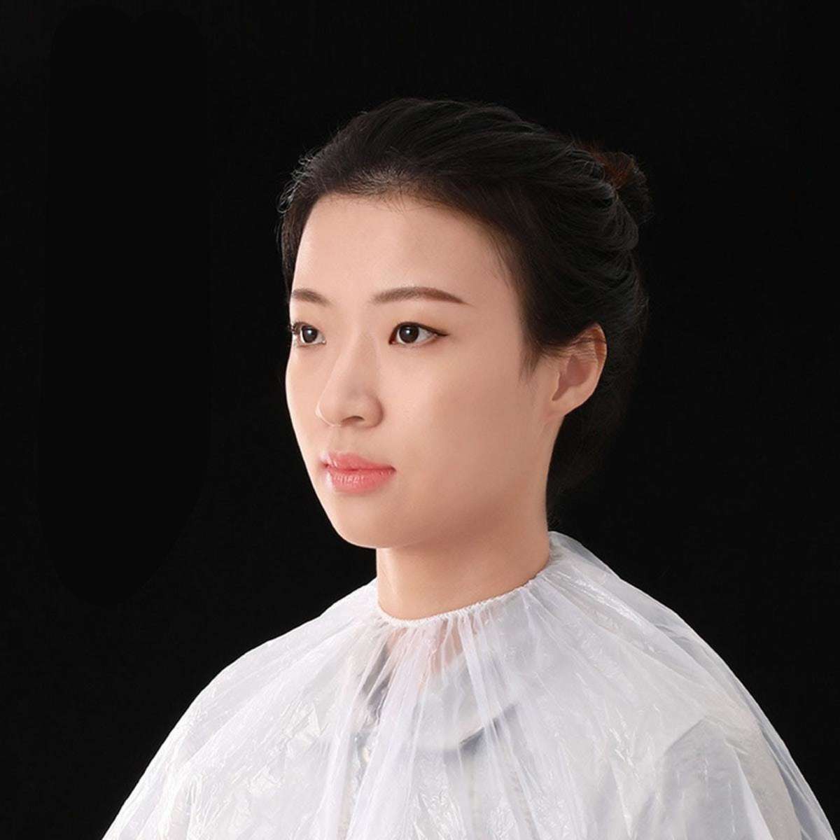 Fasola Disposable Salon Cape Waterproof Hair Dye Cutting Coloring Apron ...