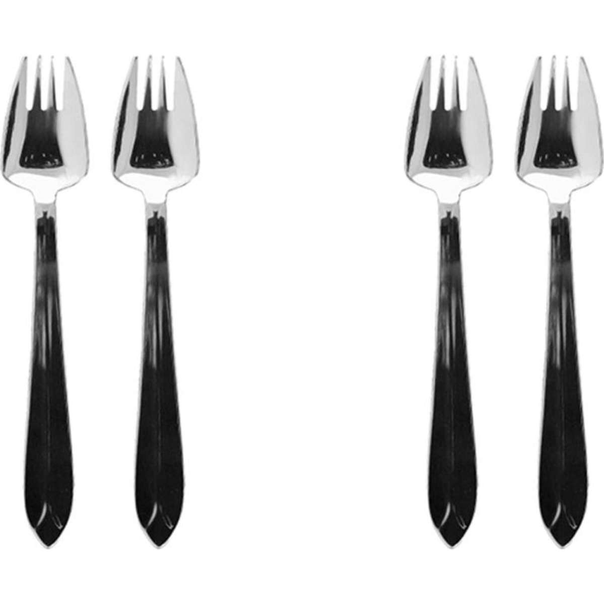 Splayd Original Stainless Steel Mirror Knife/Spork Set - Silver 2x 2pc ...