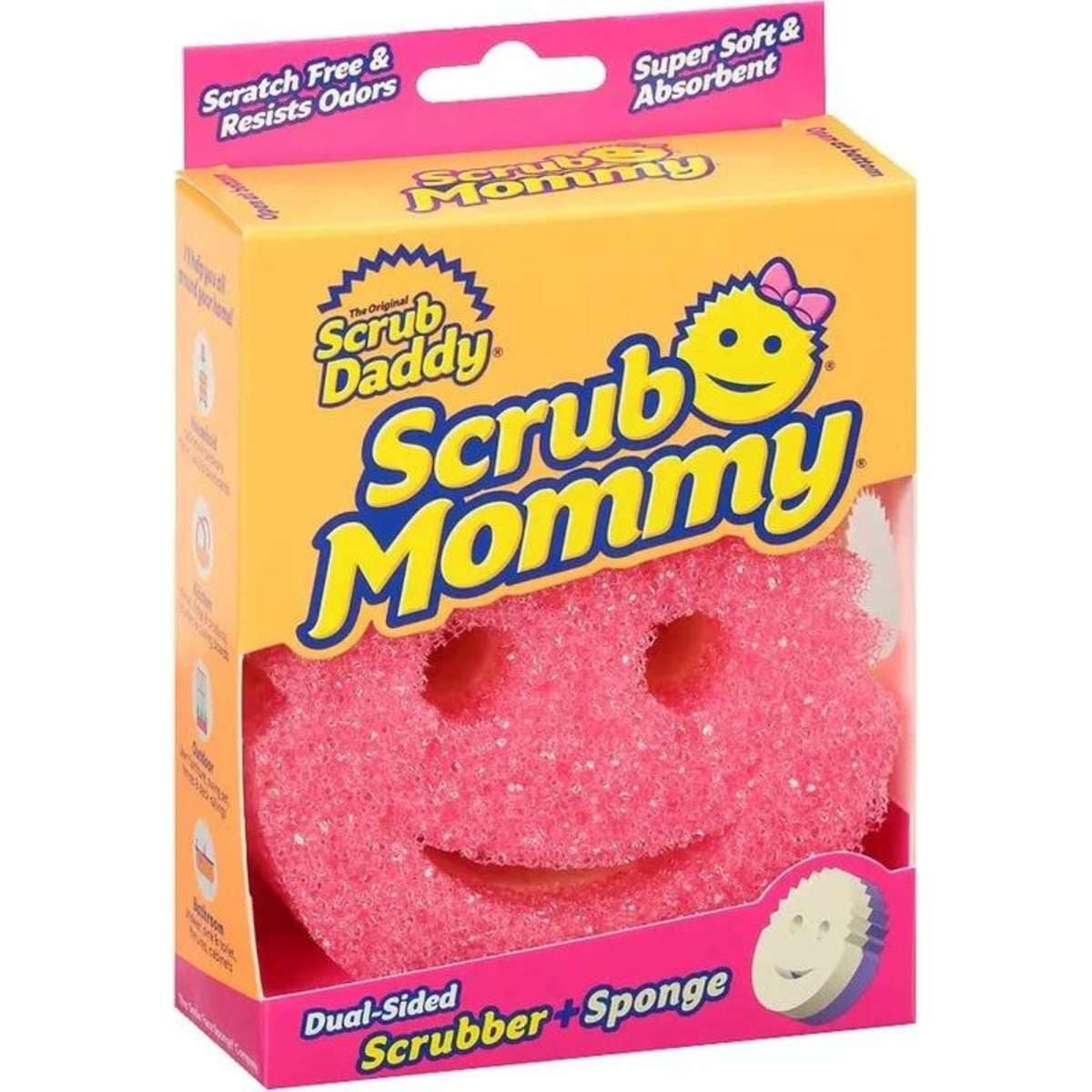 Scrub Mommy 6 x Dual-Sided Scrubber Sponge - Pink | Woolworths