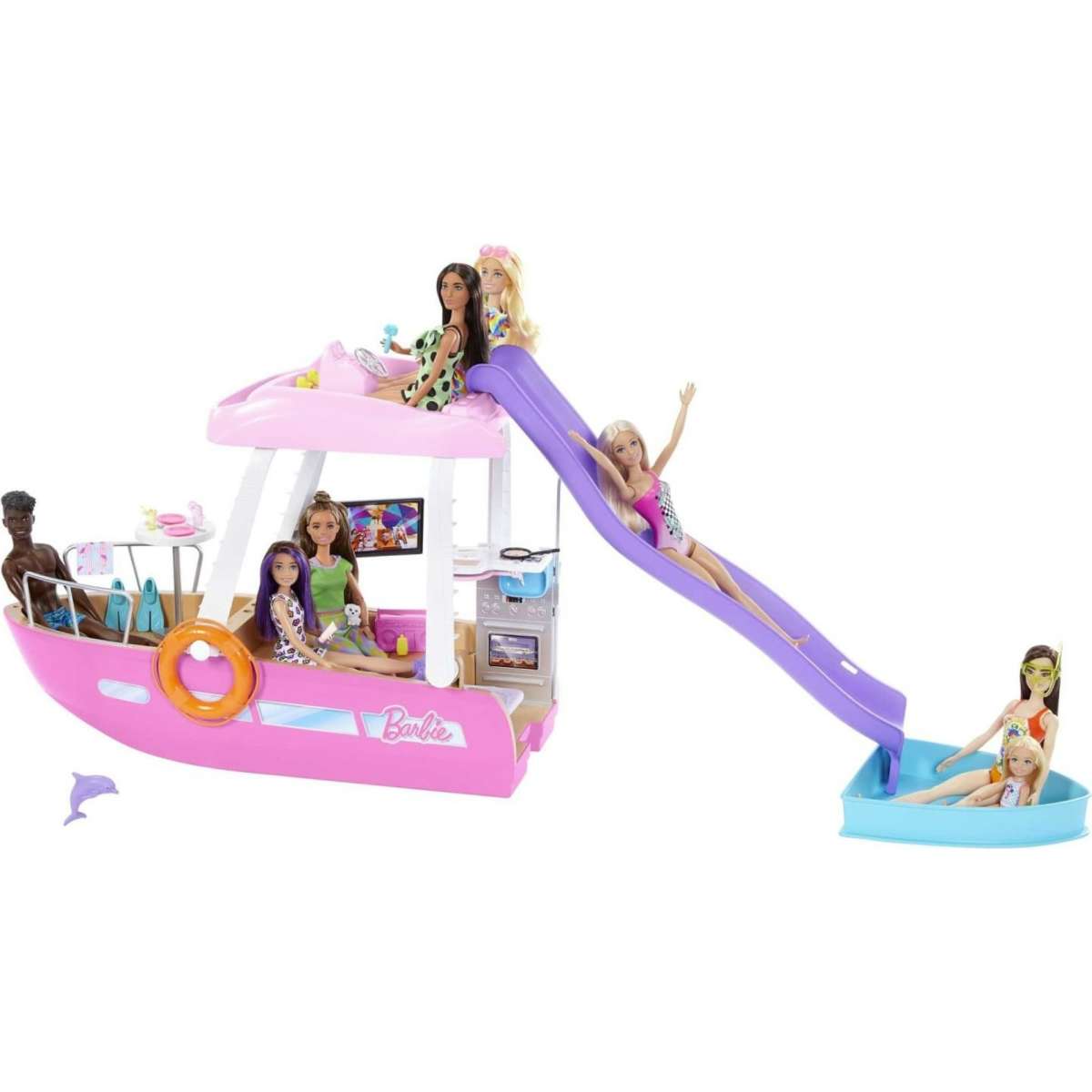 Barbie pool slide store