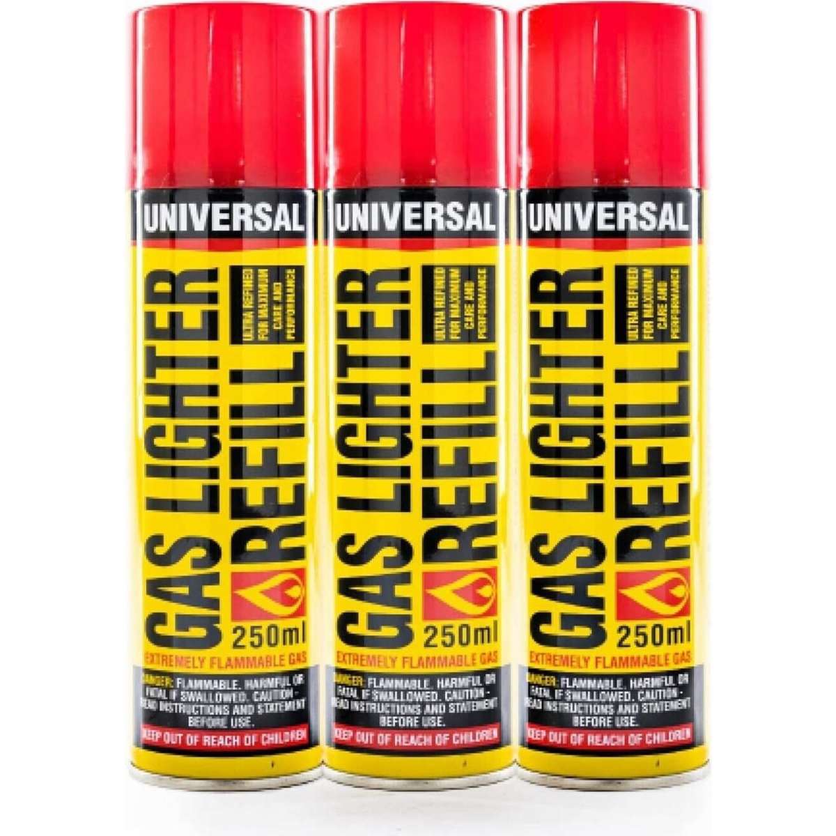 Home Master 3PCE Gas Lighter Refill Butane Quick and Easy to Re Fill 1EA Woolworths