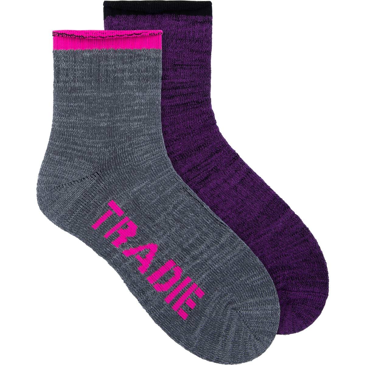 Tradie Lady Quarter Crew Socks Size 5-8 2 Pack | Woolworths