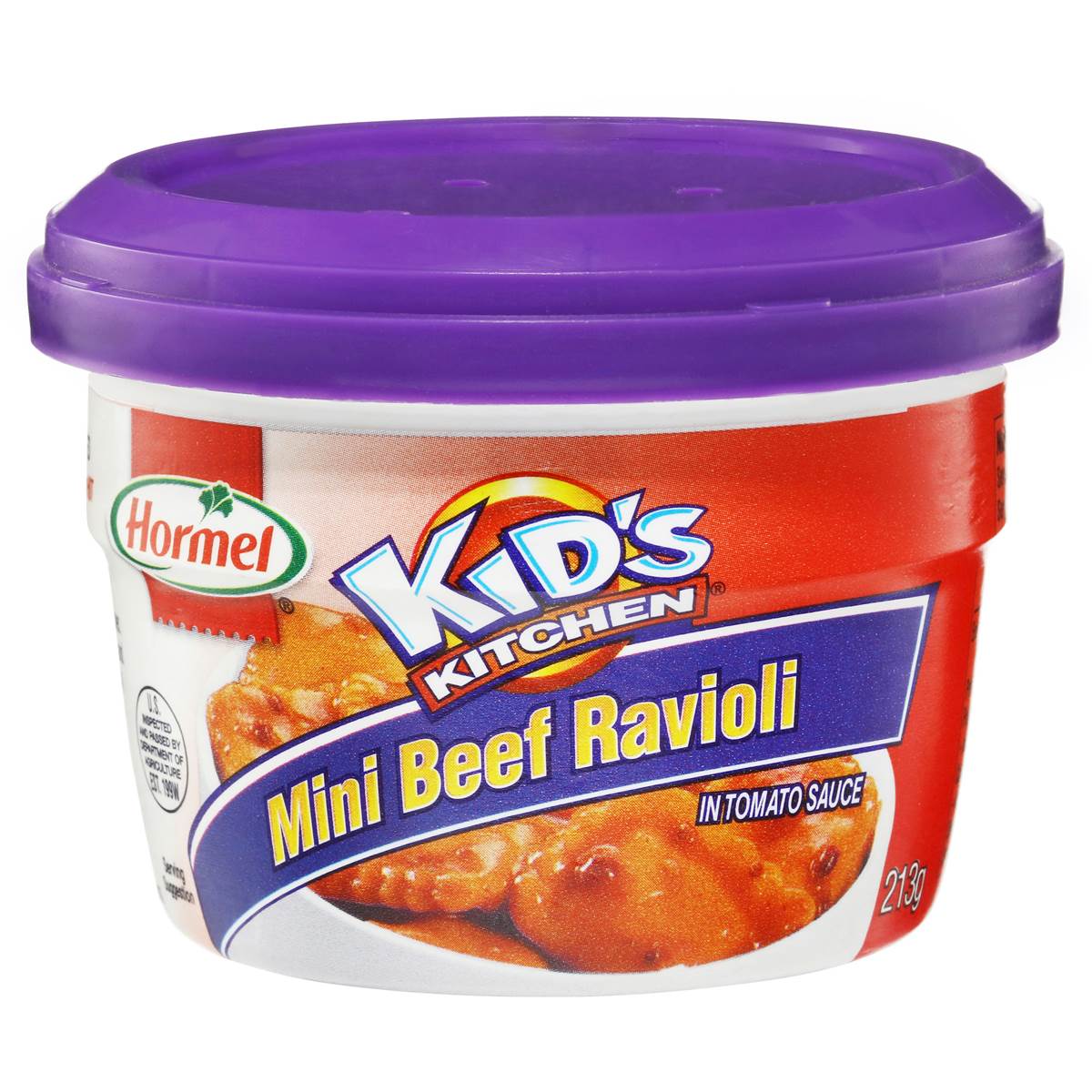Hormel Kid's Kitchen Pasta Ravioli Mini Beef Tomato 213g | Woolworths