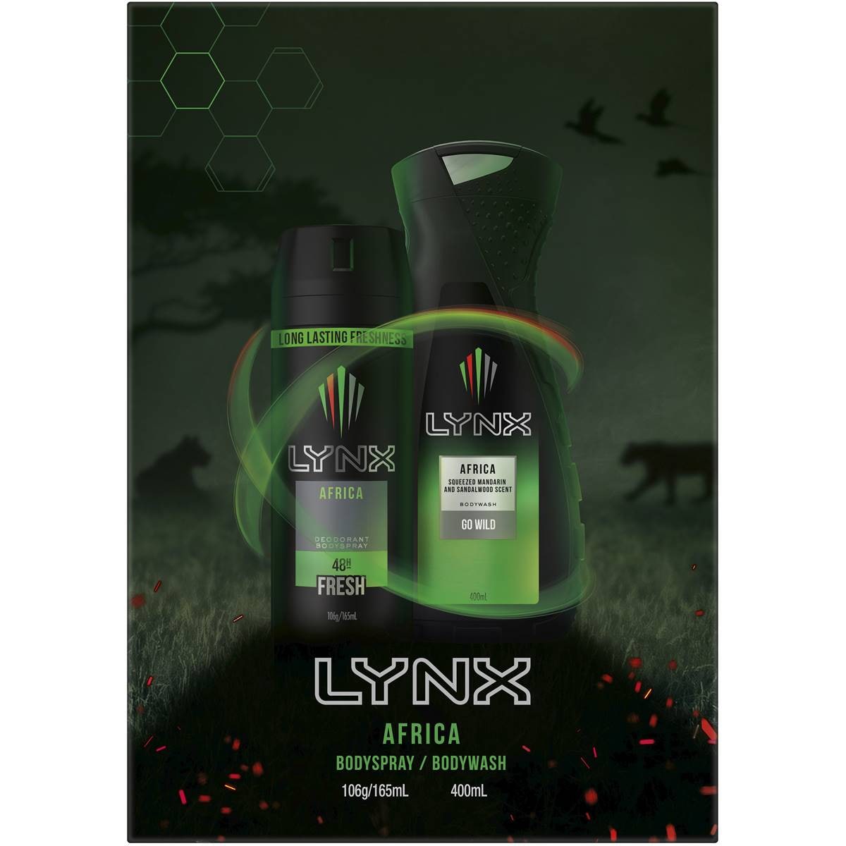 Lynx Africa Duo Gift Pack Each | Woolworths