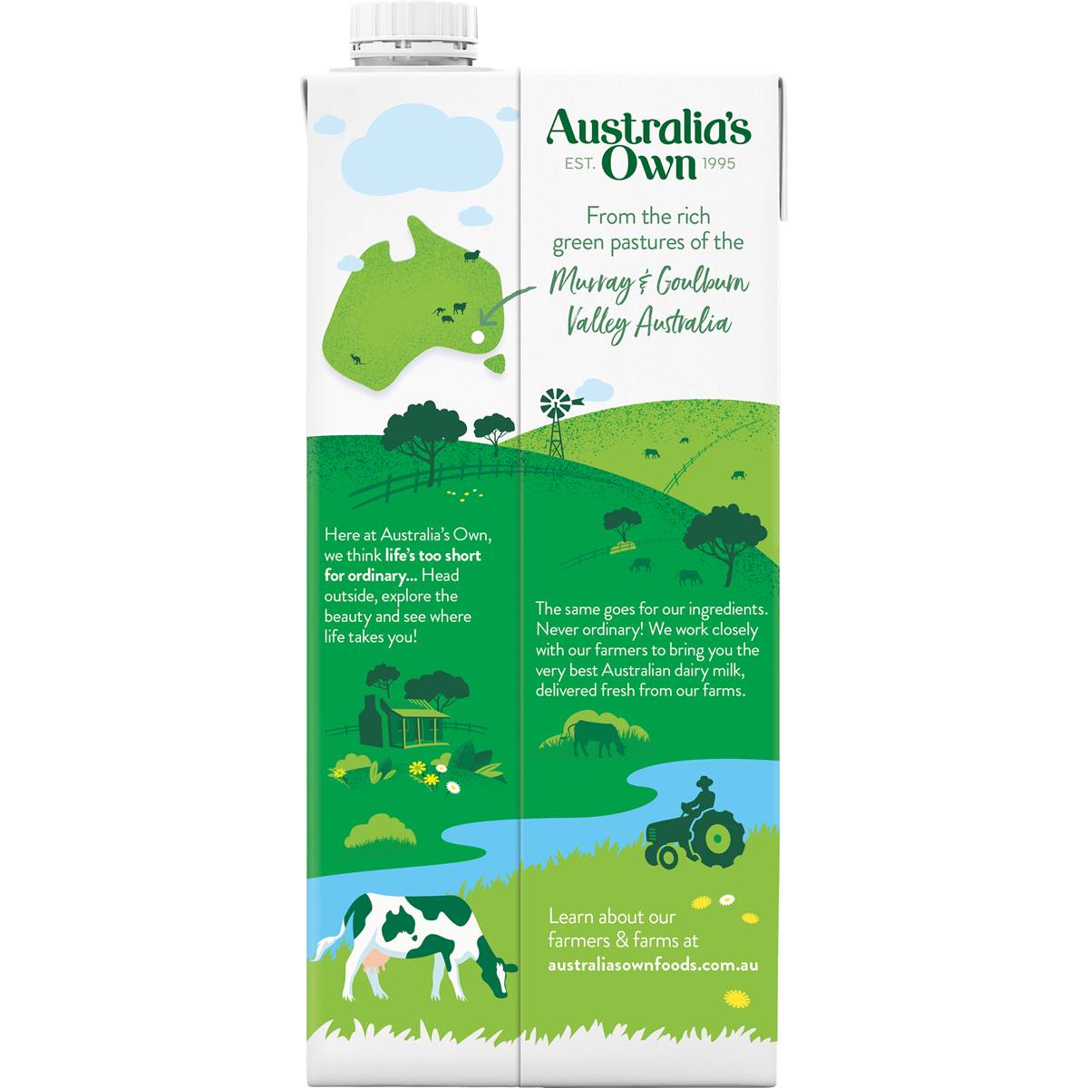 Australia's Own Full Cream Long Life Milk 1l | Woolworths