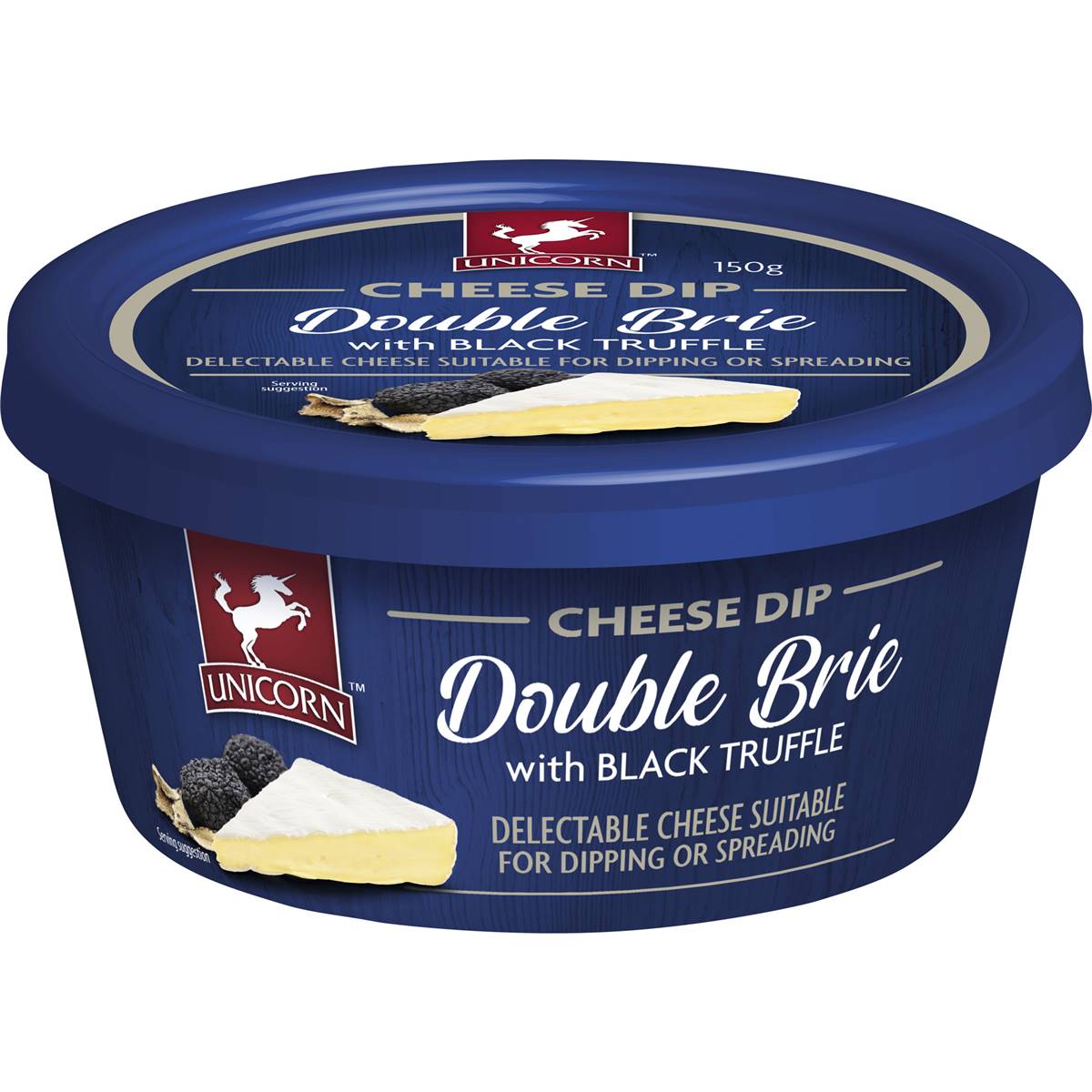 Unicorn Cheese Dip Double Brie With Black Truffle 150g | Woolworths