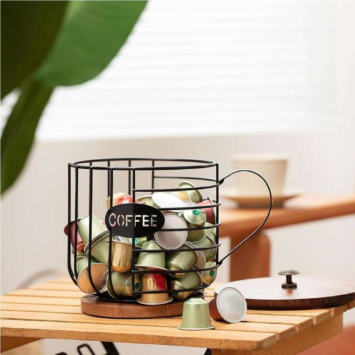 Coffee Pods Holder Yunnyp Coffee Pod Holder, Large Capacity K Cup ...