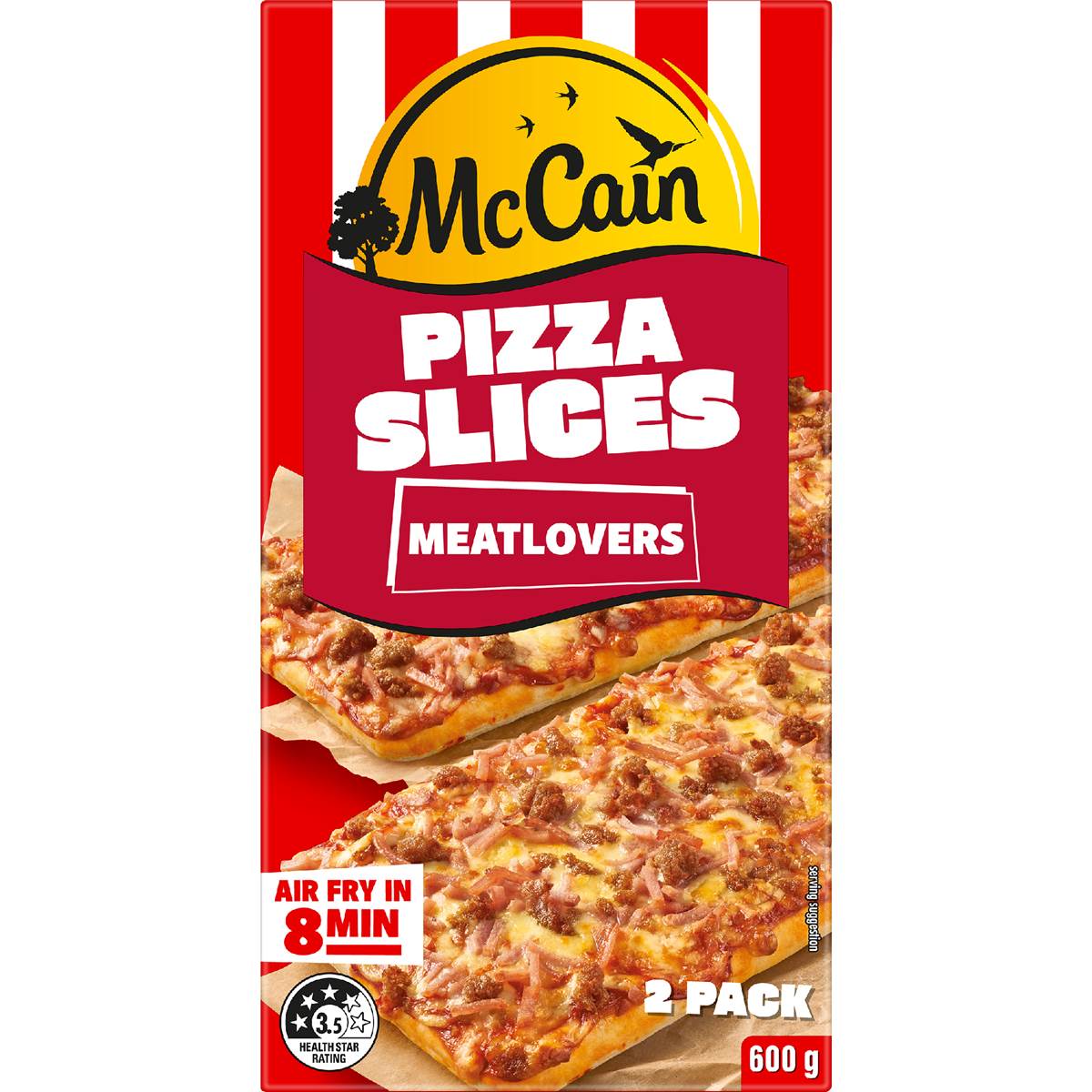 Mccain Pizza Slice Snacks Meatlovers 2 Pack | Woolworths