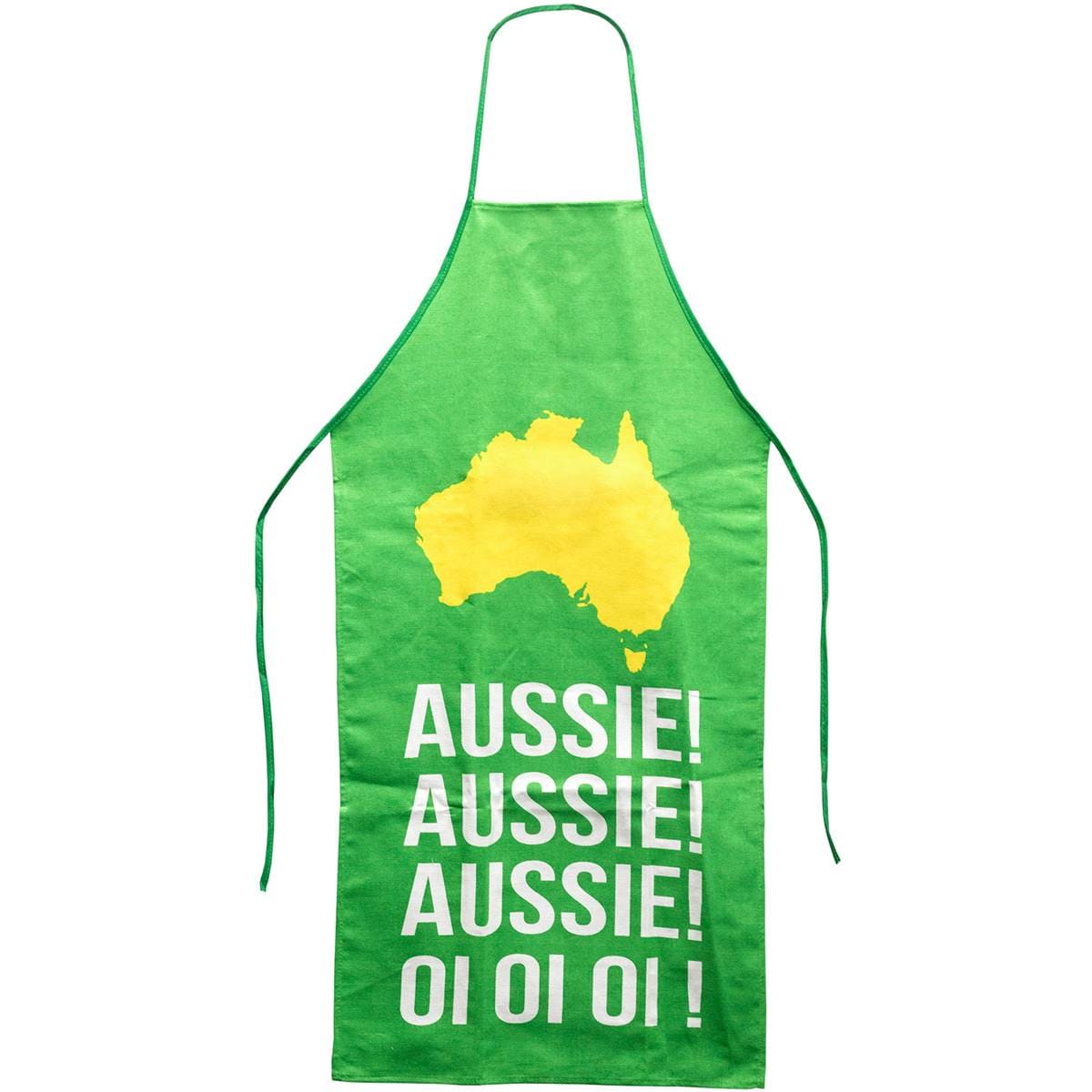 Australia Day Apron Green & Gold Each | Woolworths