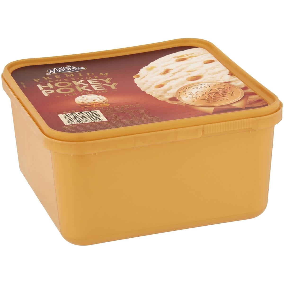Much Moore Awesome Hokey Pokey Ice Cream Tub 2l | Woolworths