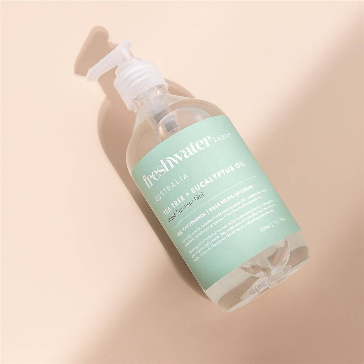Freshwater Farm Australia Tea Tree + Eucalyptus Oil Hand Sanitiser Gel ...