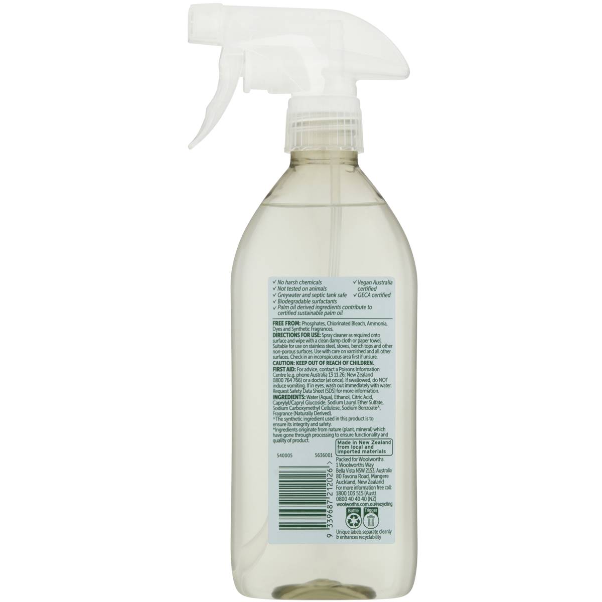Macro Multipurpose Cleaner Citrus & Mint 500ml | Woolworths