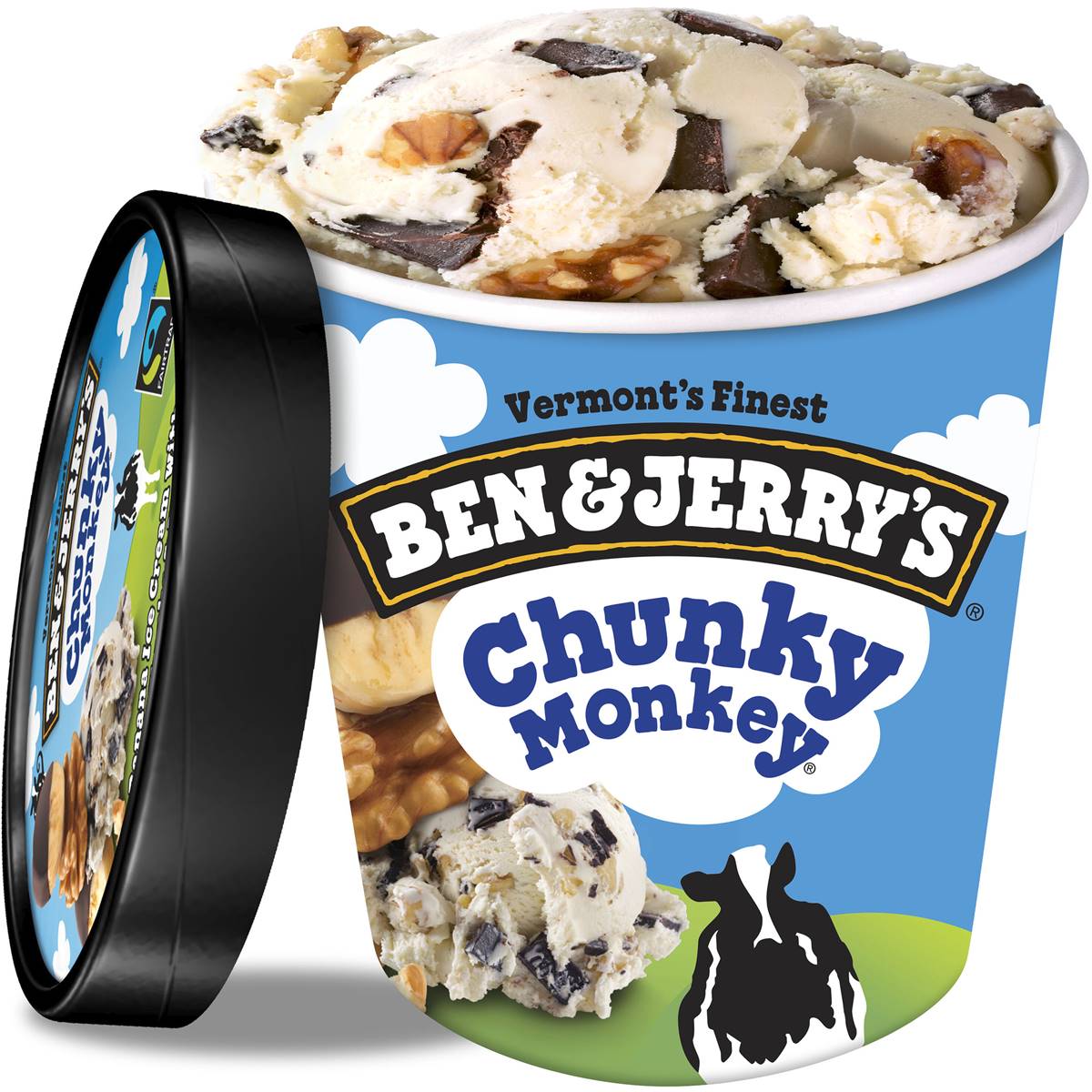 Ben & Jerry's Chunky Monkey Ice Cream Tub 458ml | Woolworths