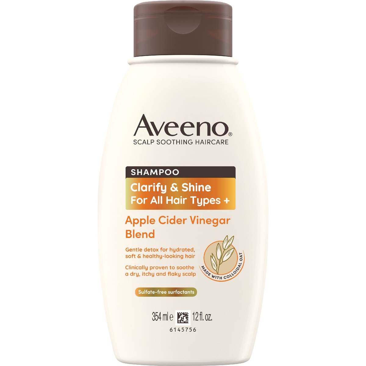 Aveeno Apple Cider Vinegar Clarifying Shampoo For Dull Hair 354ml Aveeno Apple Cider Vinegar Clarifying Shampoo For Dull Hair 354ml