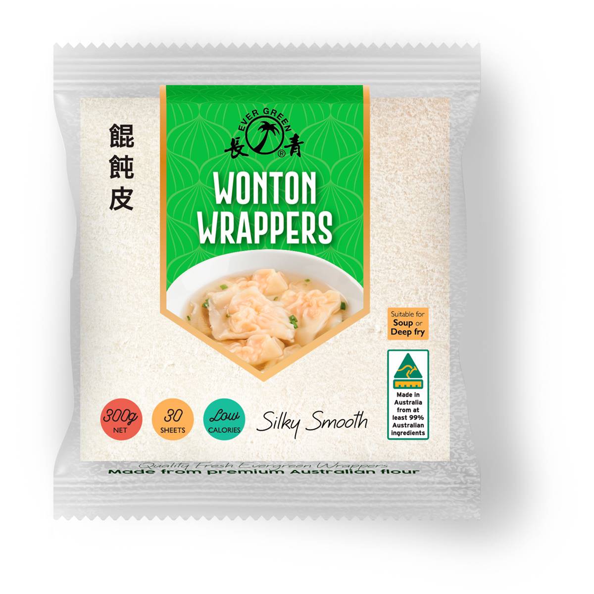 Evergreen Wonton Wrappers 300g Woolworths