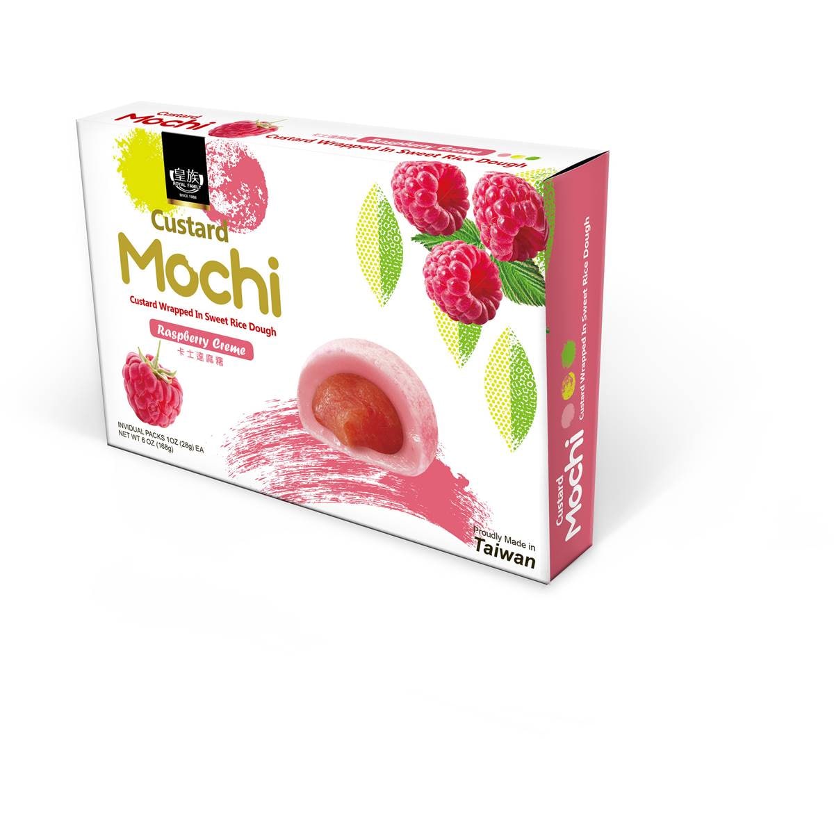 Royal Family Custard Mochi Raspberry 168g | Woolworths
