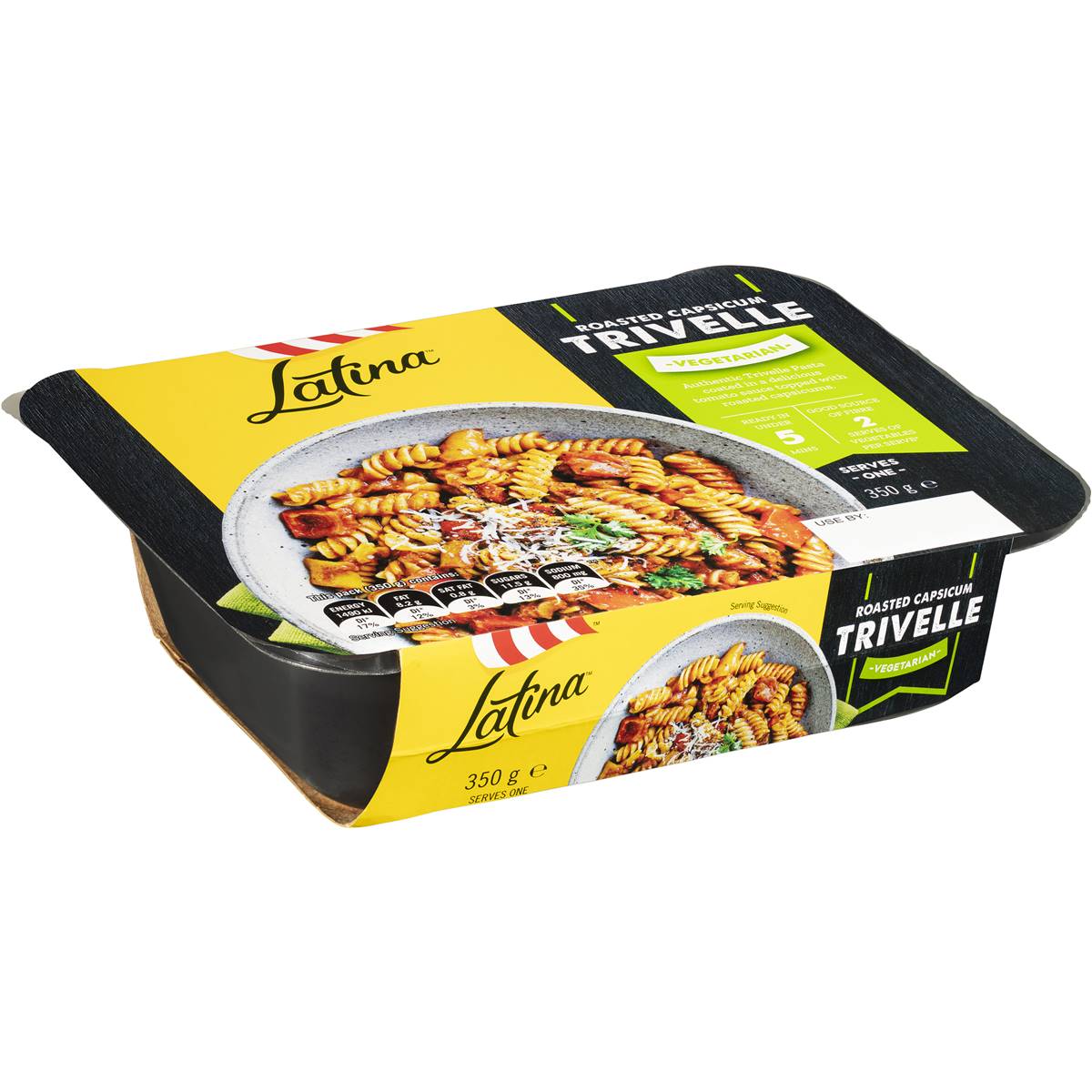 Latina Fresh Vegetable Trivelle Pasta Chilled Meal 350g | Woolworths