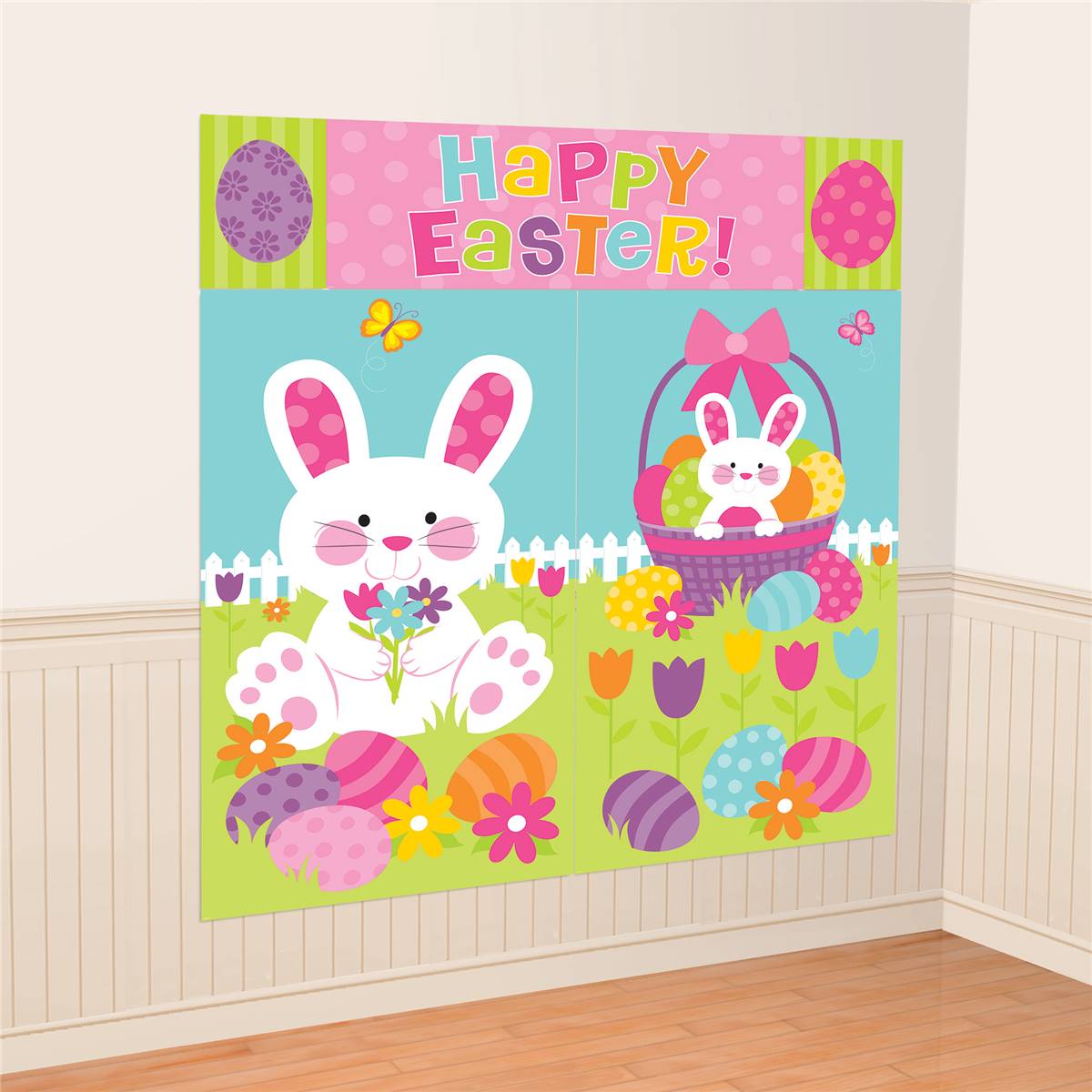 Easter Wall Decorating Kit Each | Woolworths