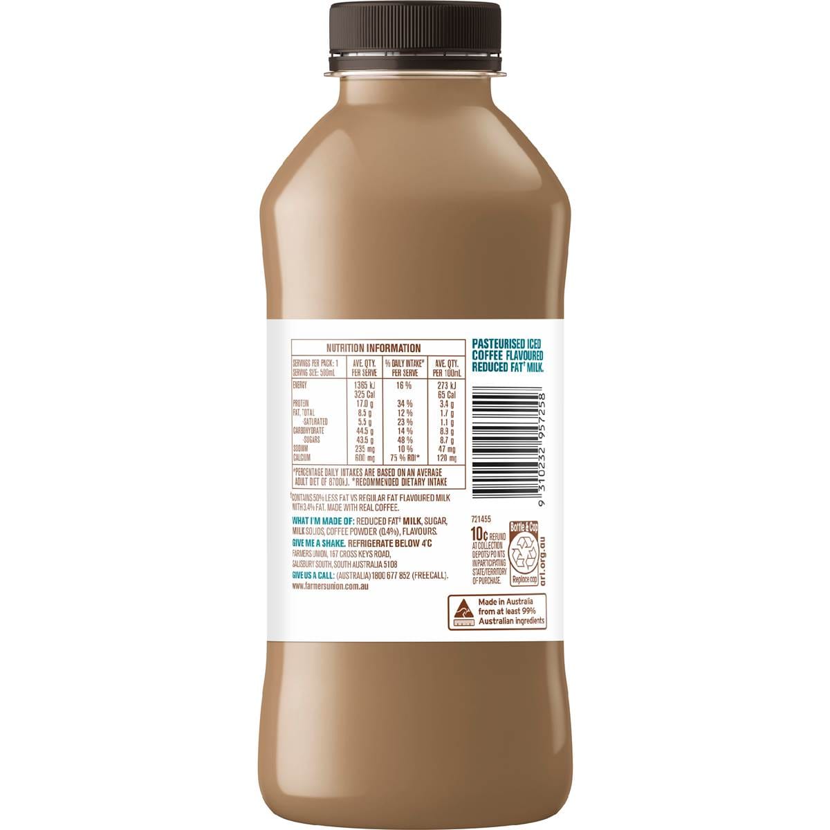 Farmers Union Iced Coffee 500ml | Woolworths