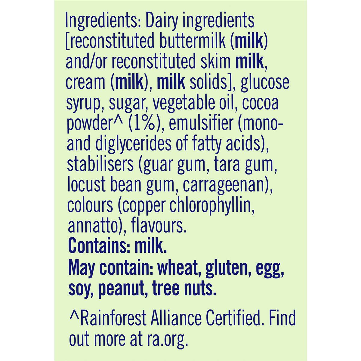 Blue Ribbon Streets Chocolate Mint Reduced Fat Ice Cream Dessert Tub 2l ...