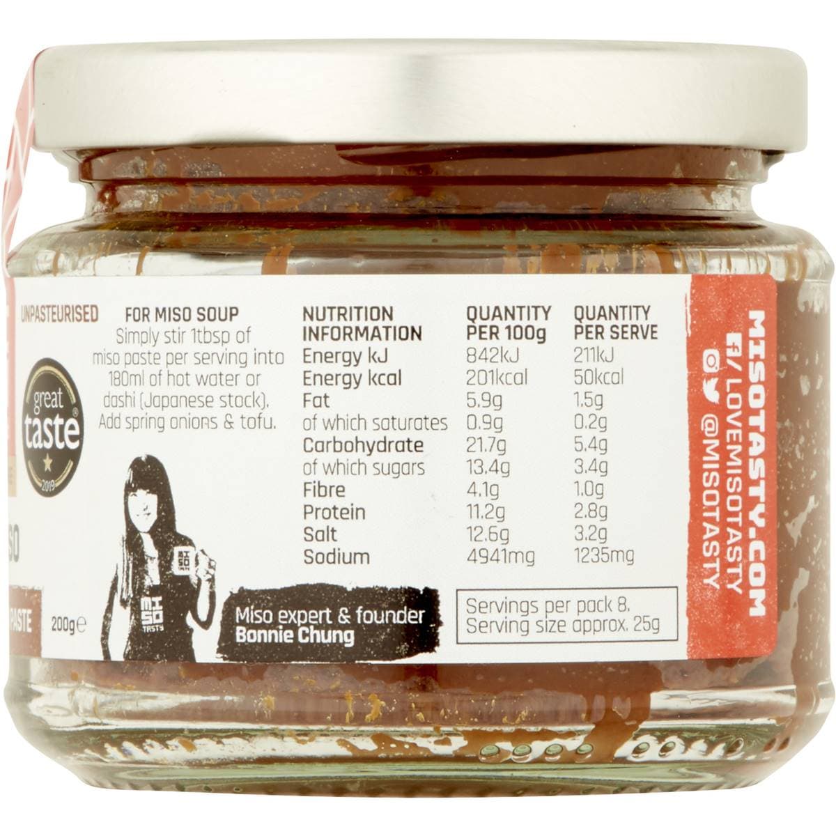 Miso Tasty Red Miso Paste 200g | Woolworths