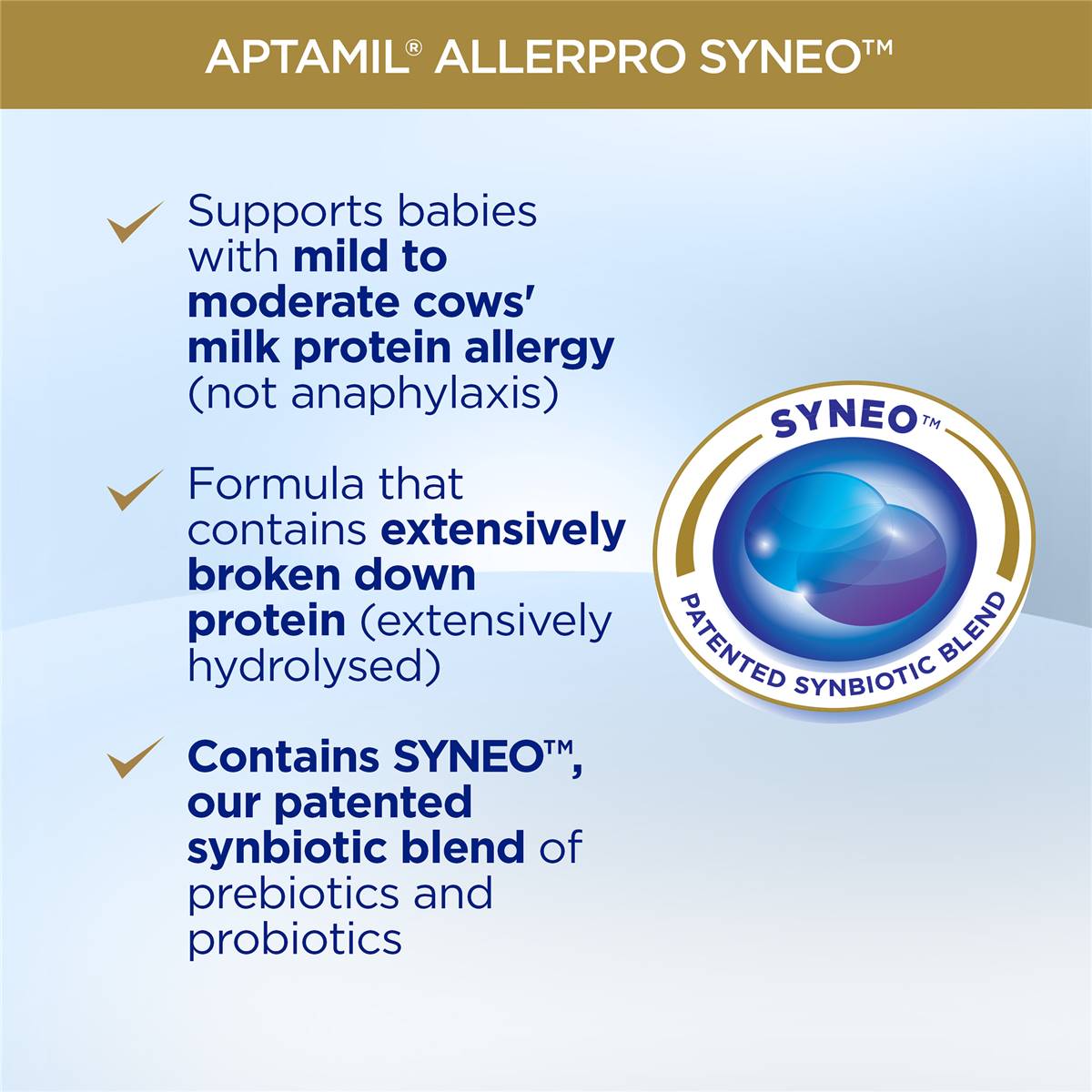 Aptamil Allerpro Syneo 1 Baby Formula Allergy From Birth To 6 Months ...