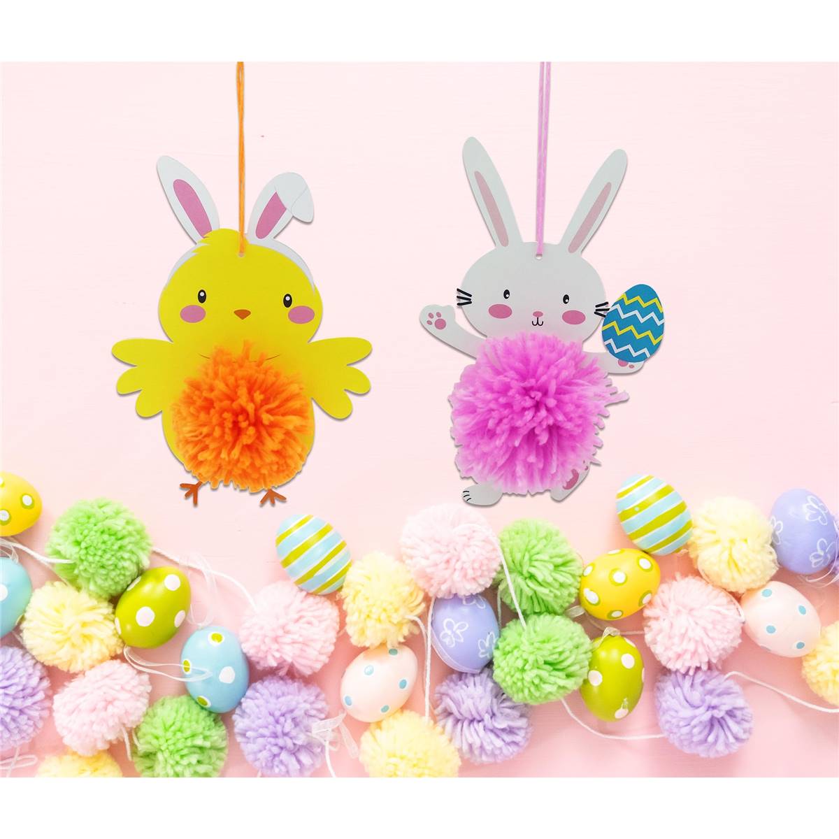 Easter Diy Pom Pom Characters Each | Woolworths