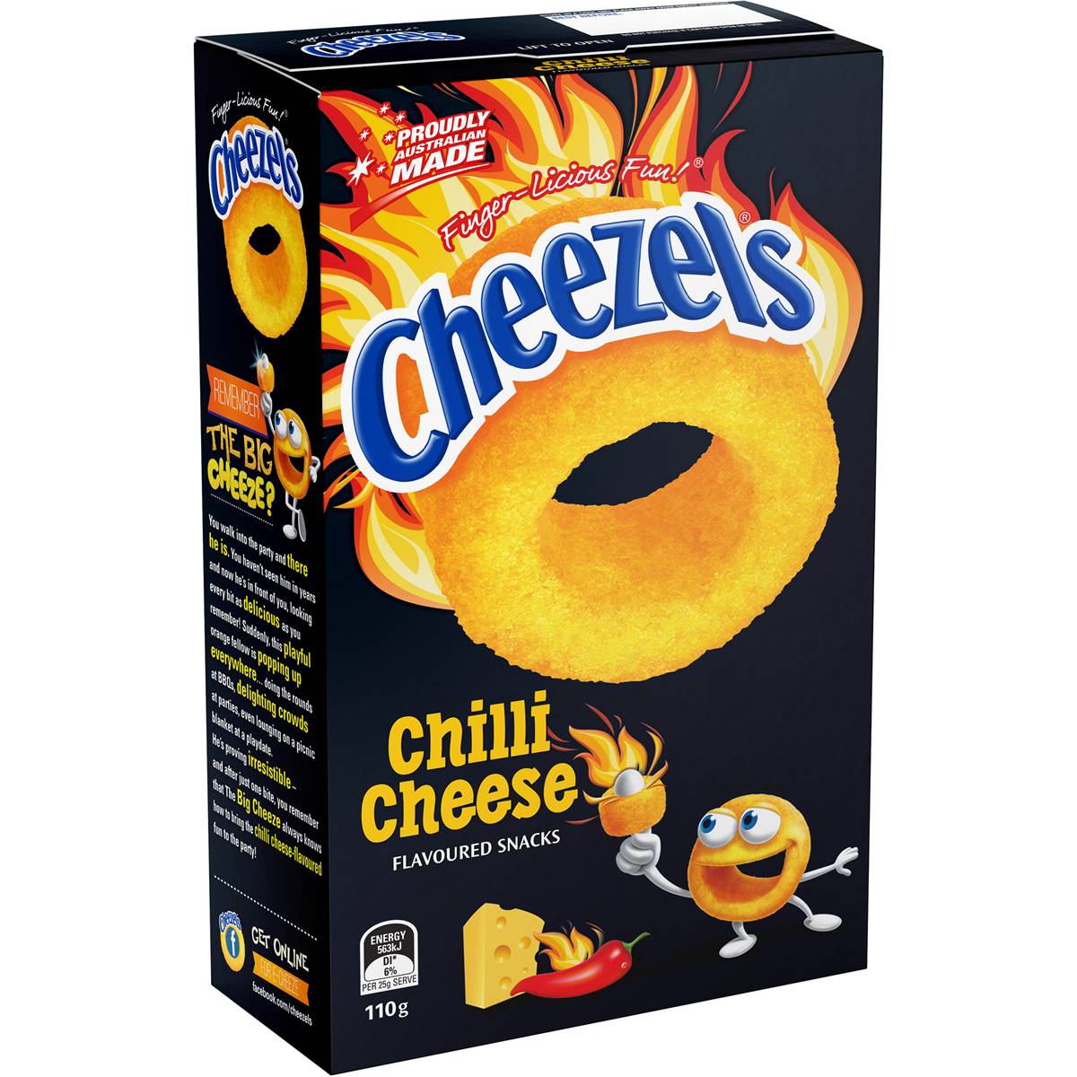Cheezels Chilli Cheese 110g | Woolworths