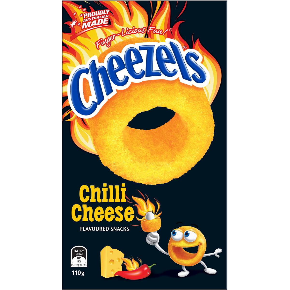 Cheezels Chilli Cheese 110g | Woolworths