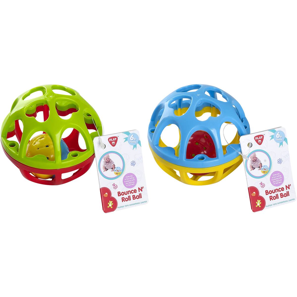 Play Bounce N Roll Ball Assorted Each | Woolworths