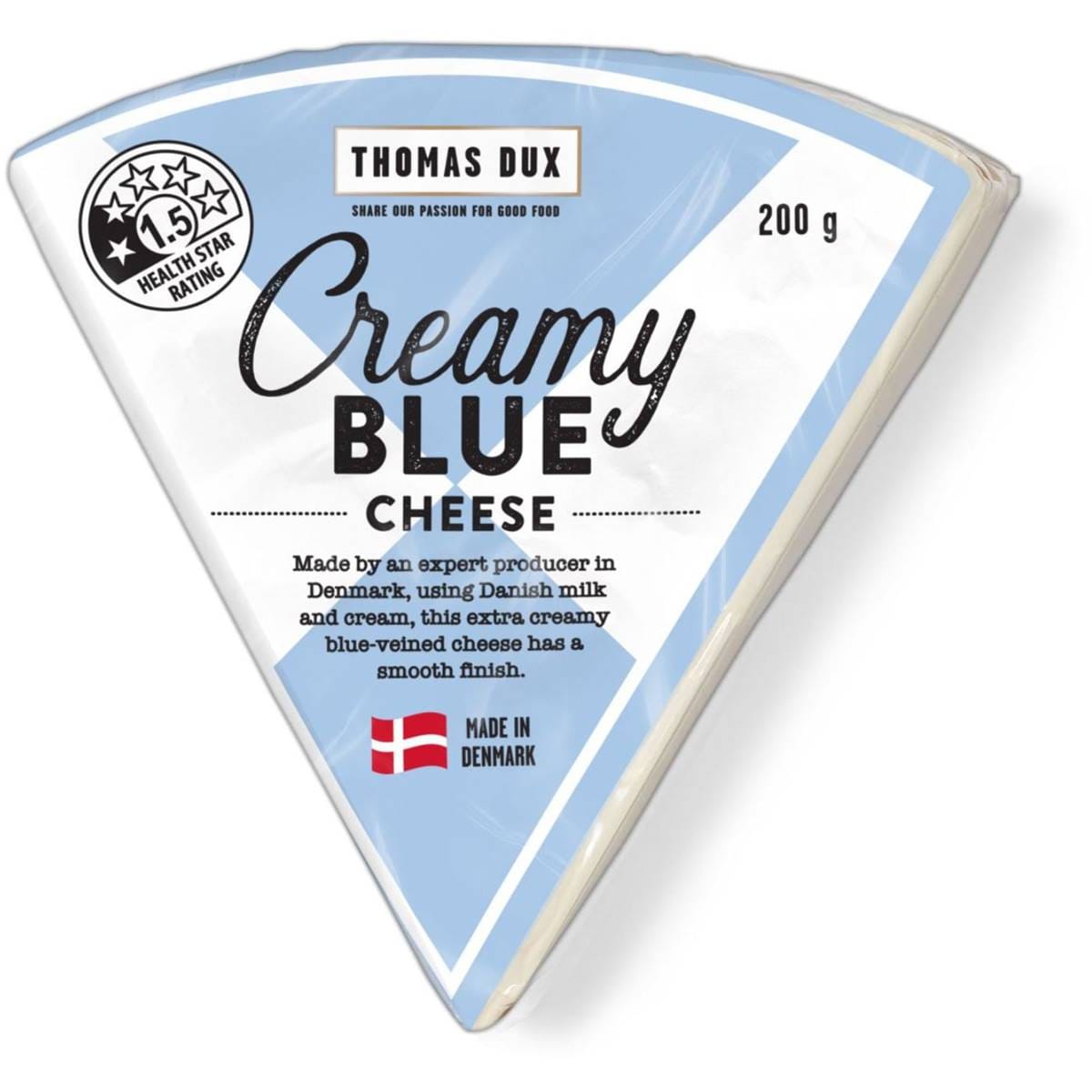 Thomas Dux Creamy Blue Cheese 200g | Woolworths
