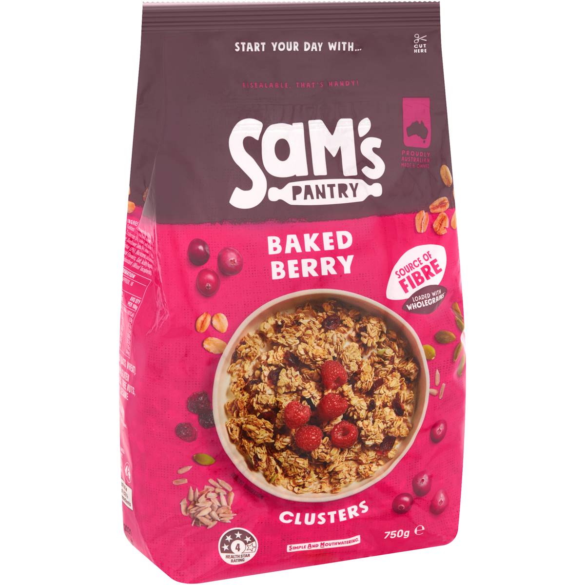 Sam's Pantry Baked Berry Clusters 750g | Woolworths