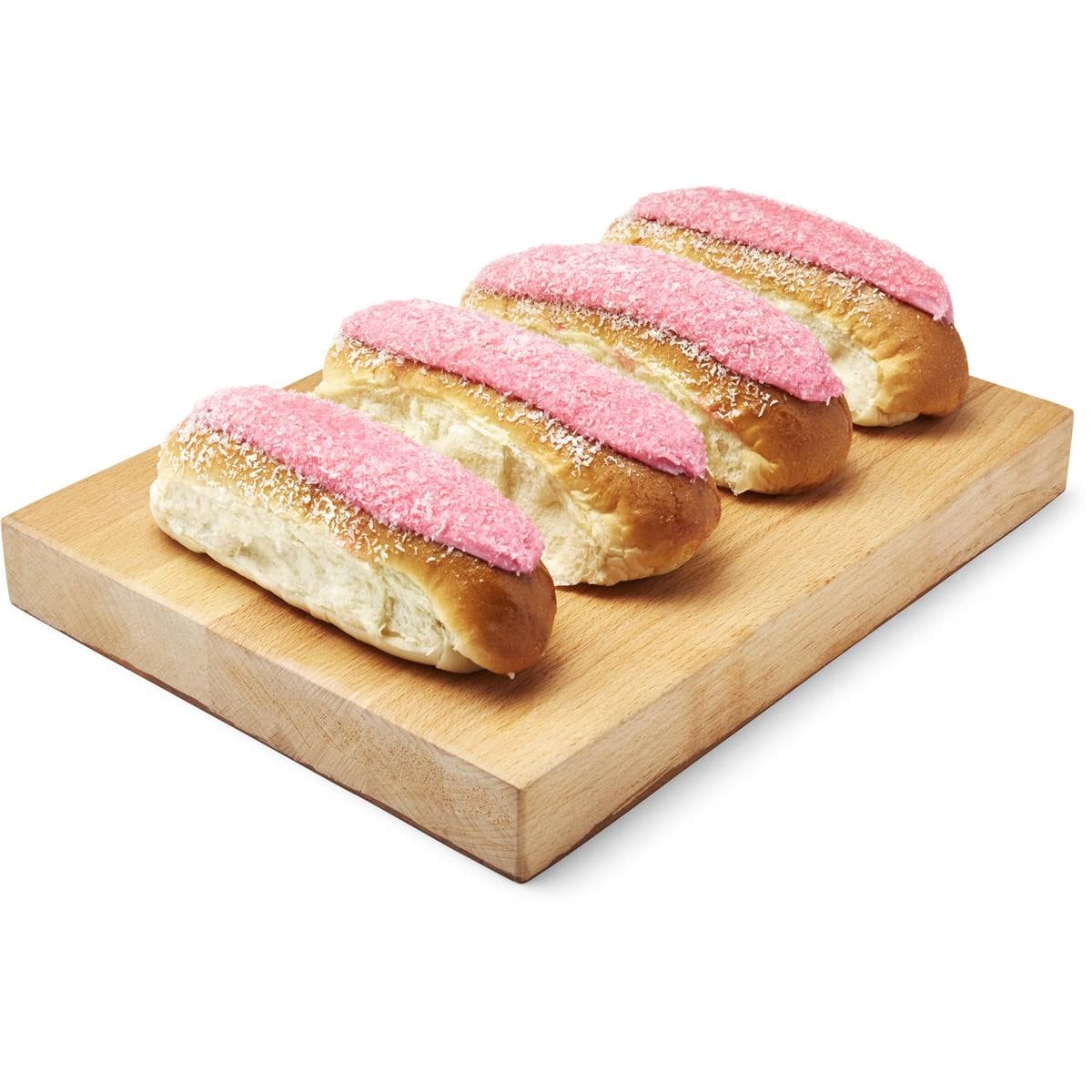 Woolworths Iced Finger Bun 4 Pack | Woolworths