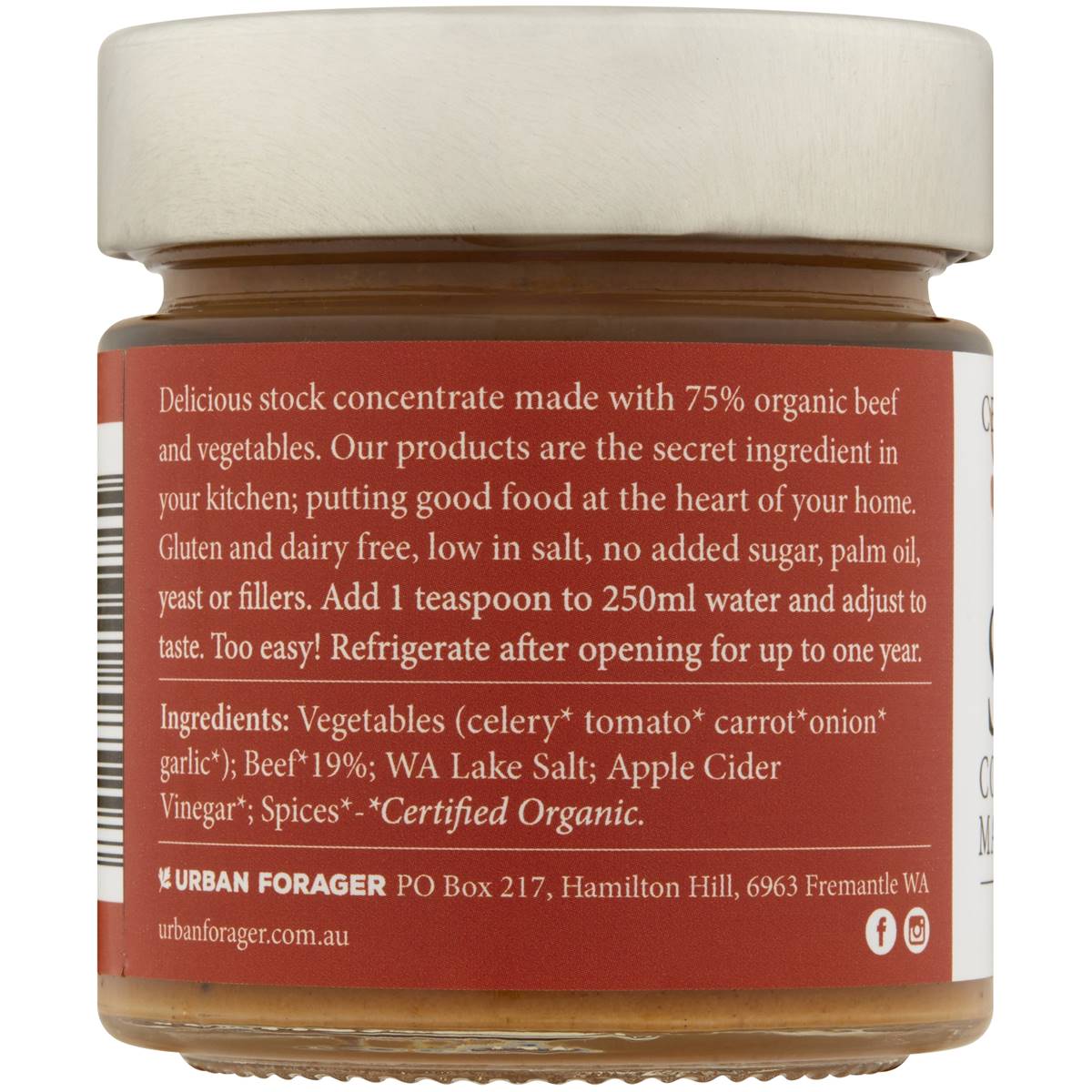 Urban Forager Organic Beef Stock 250g | Woolworths