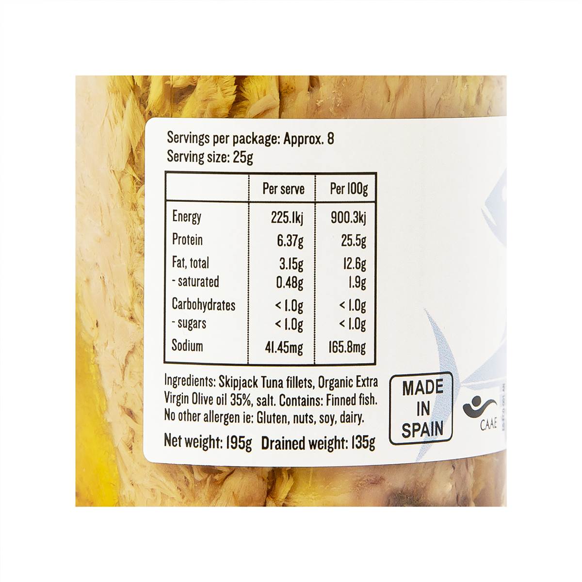 Good Fish Tuna Fillets In Organic Extra Virgin Olive Oil 195g | Woolworths