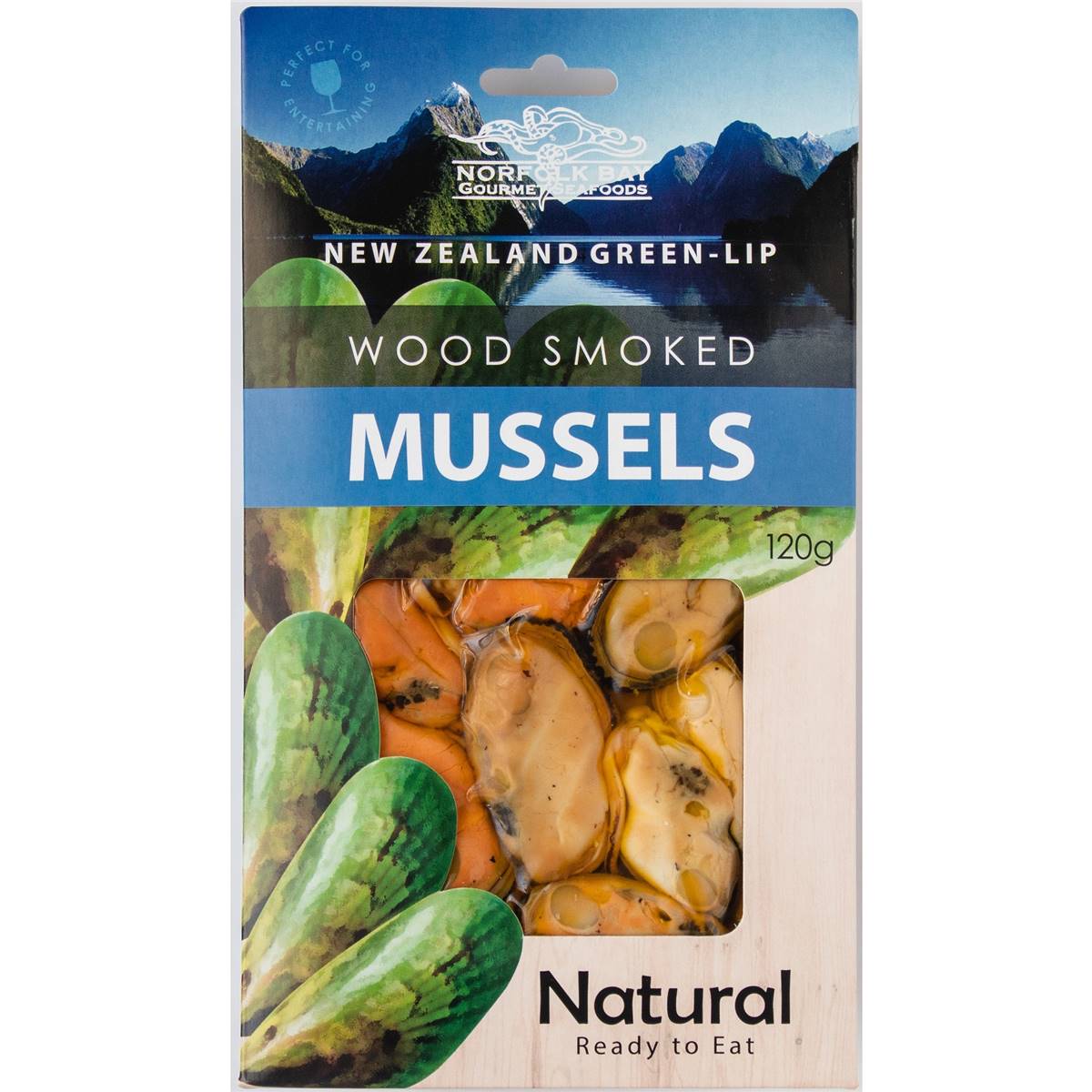 Norfolk Bay Nz Wood Smoked Mussels Natural 120g | Woolworths