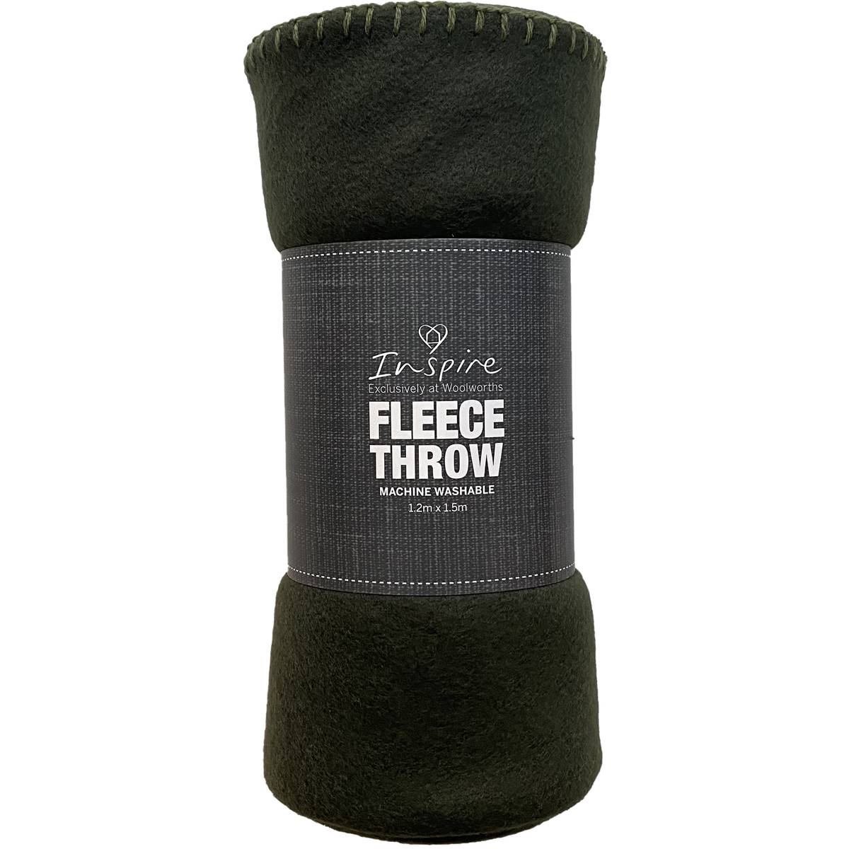 Inspire Fleece Throw Solid Colour Assorted Each | Woolworths
