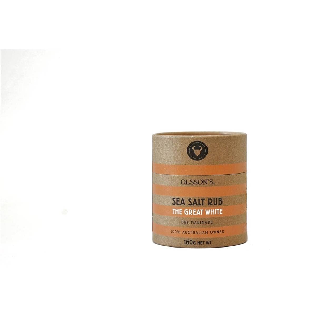 Olsson's Sea Salt Rub The Great White 160g | Woolworths