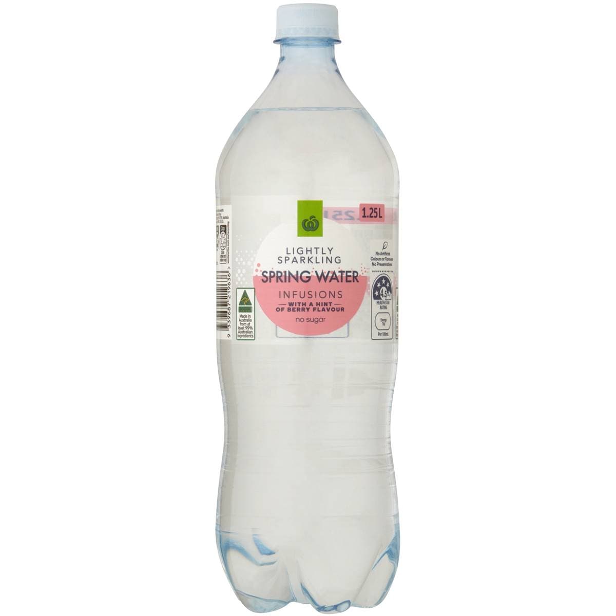 Woolworths Lightly Sparkling Berry Infusions Spring Water 1.25l | Woolworths
