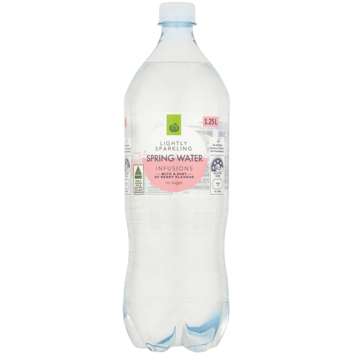 Woolworths Lightly Sparkling Berry Infusions Spring Water 1.25l | Woolworths